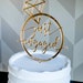 Just Engaged Engagement Party Acrylic Wedding Cake Topper - Etsy