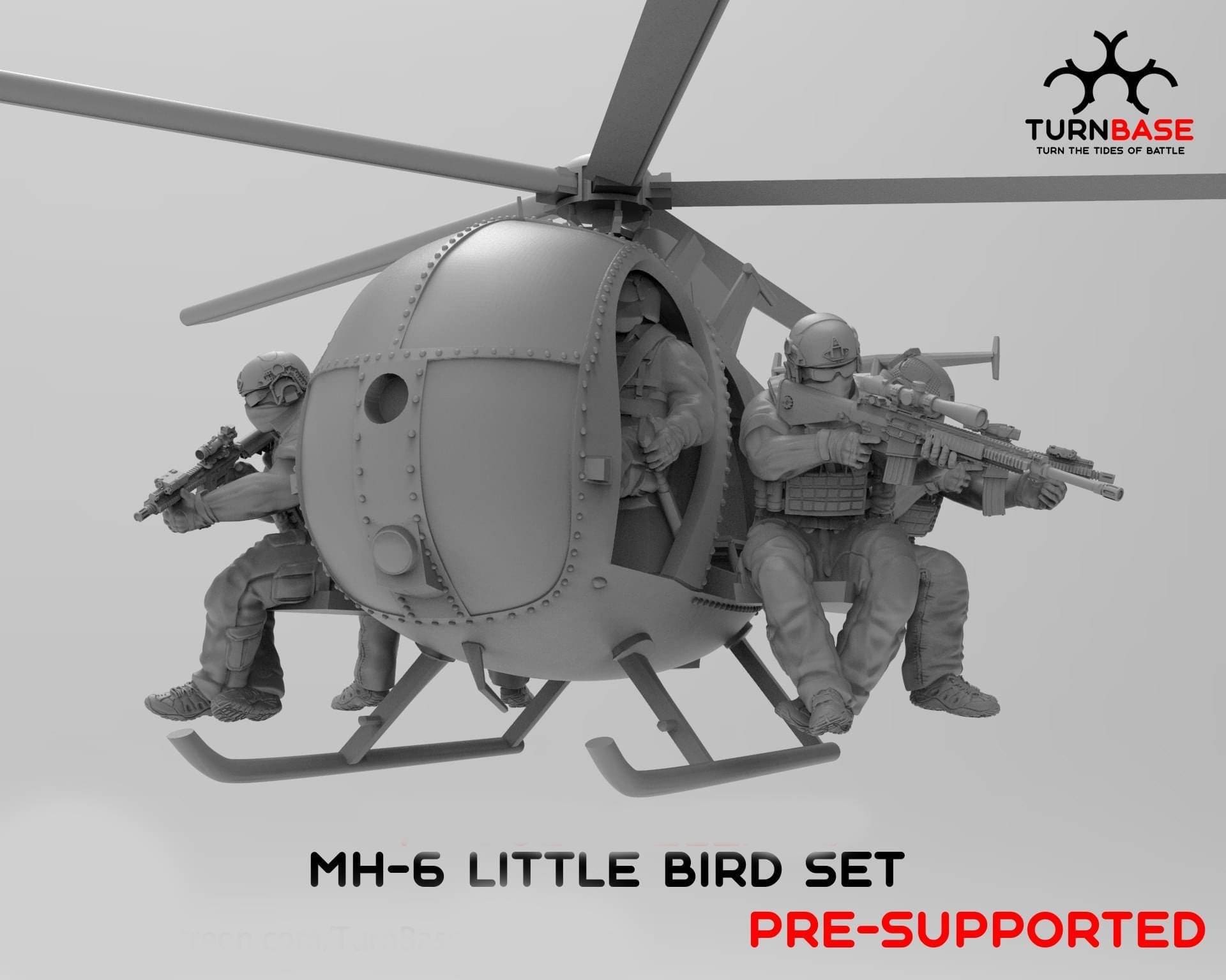 28mm Modern MH-6 Little Bird Helicopter US Military Miniatures - Etsy ...