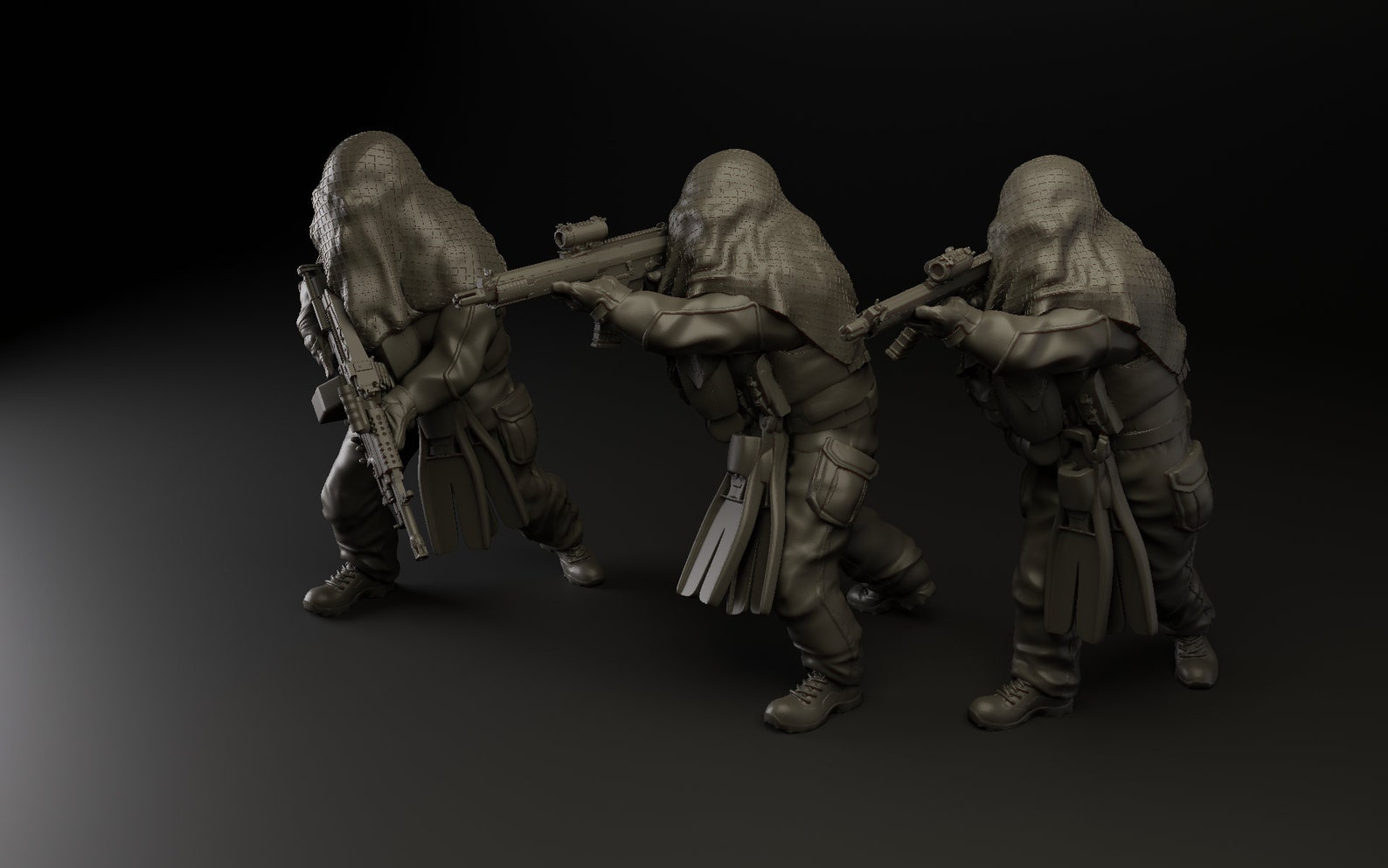 28mm Modern Swedish Frogmen Miniatures Unpainted - Etsy Australia