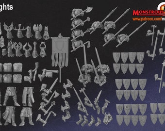 28mm Knight Miniature - Etsy Australia