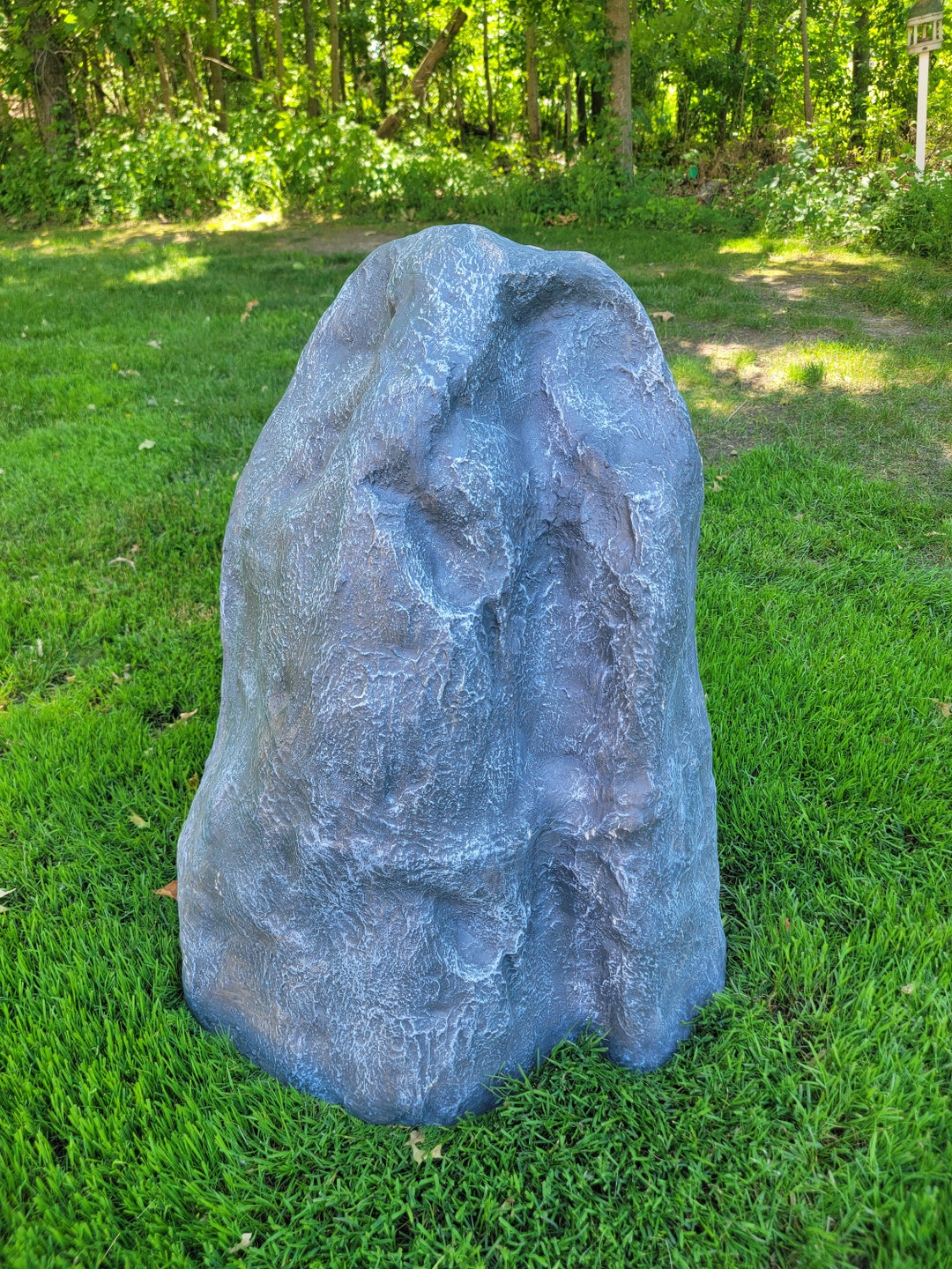 GYZR Faux Indoor/outdoor Landscape Pond Rock Gyzr-90cm-gray 35” X 25.5 ...