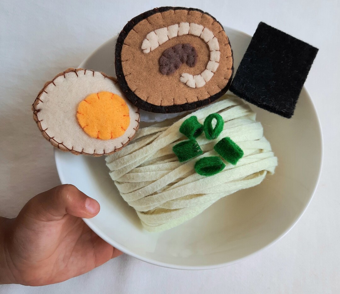 Felt Ramen, Felt Noodles, Felt Food, Pretend Play, Felt Decoration ...