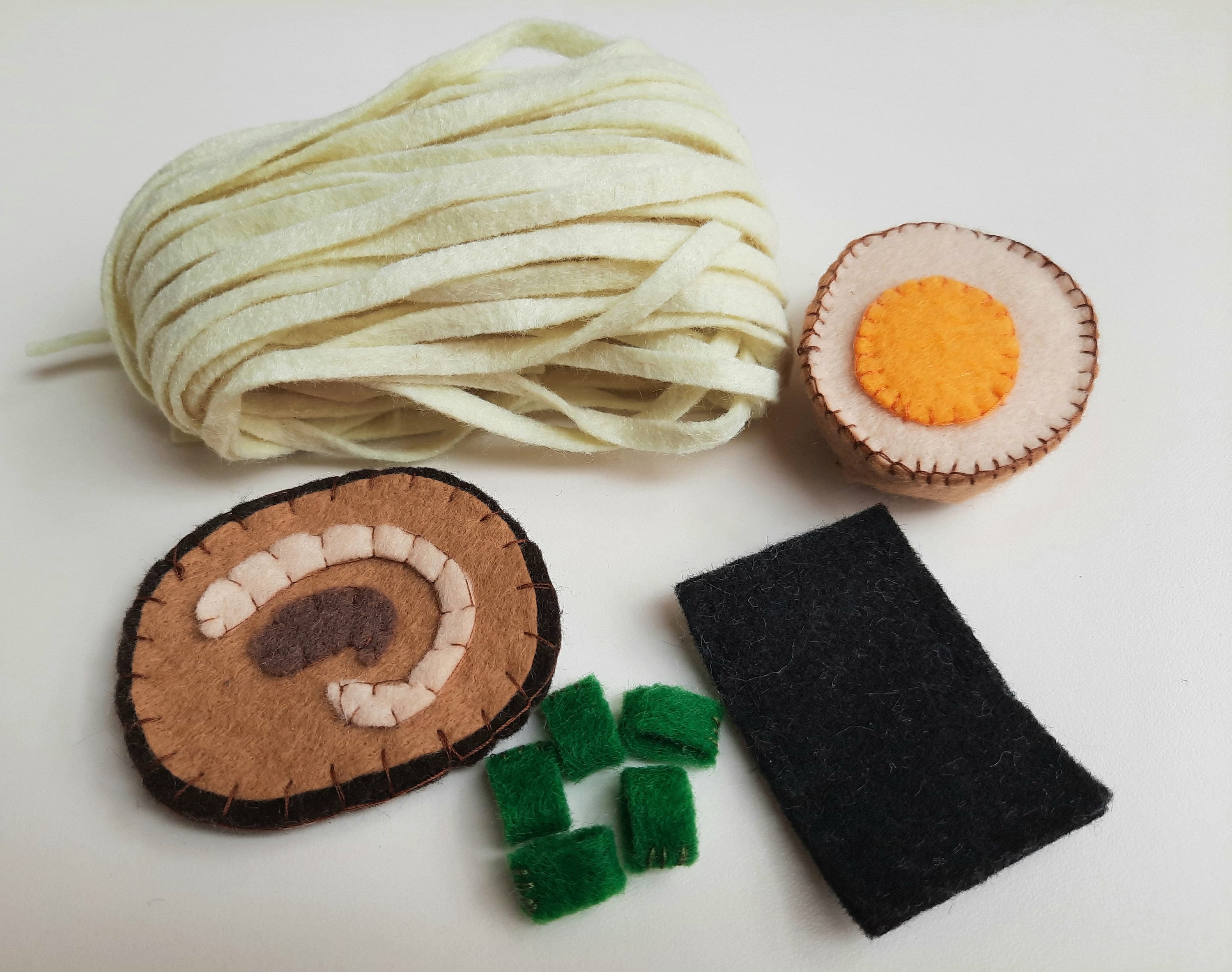 Felt Ramen, Felt Noodles, Felt Food, Pretend Play, Felt Decoration ...