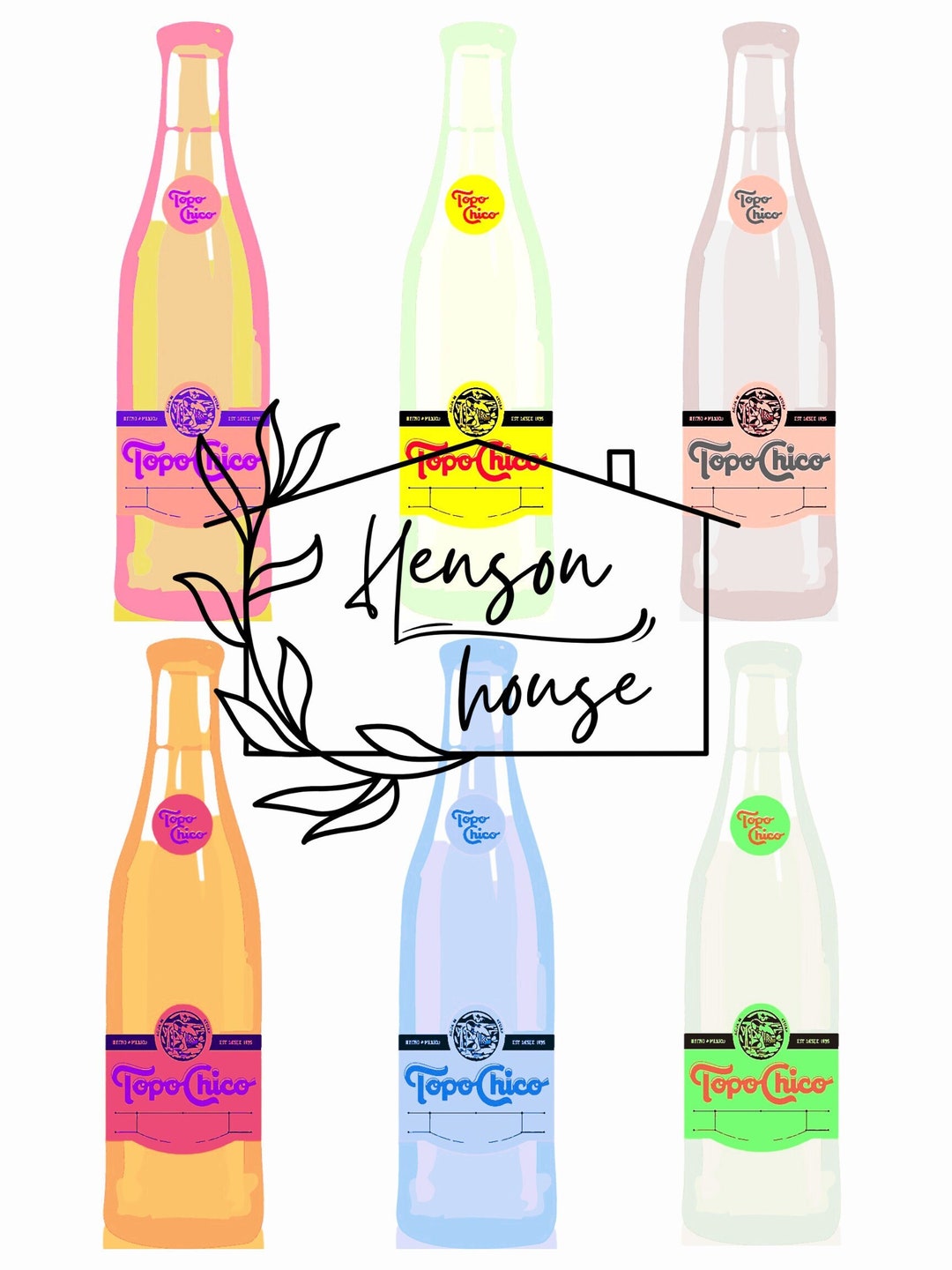 Topo Chico Individual Bottle Purchase SVG, PNG, JPEG Digital Download ...