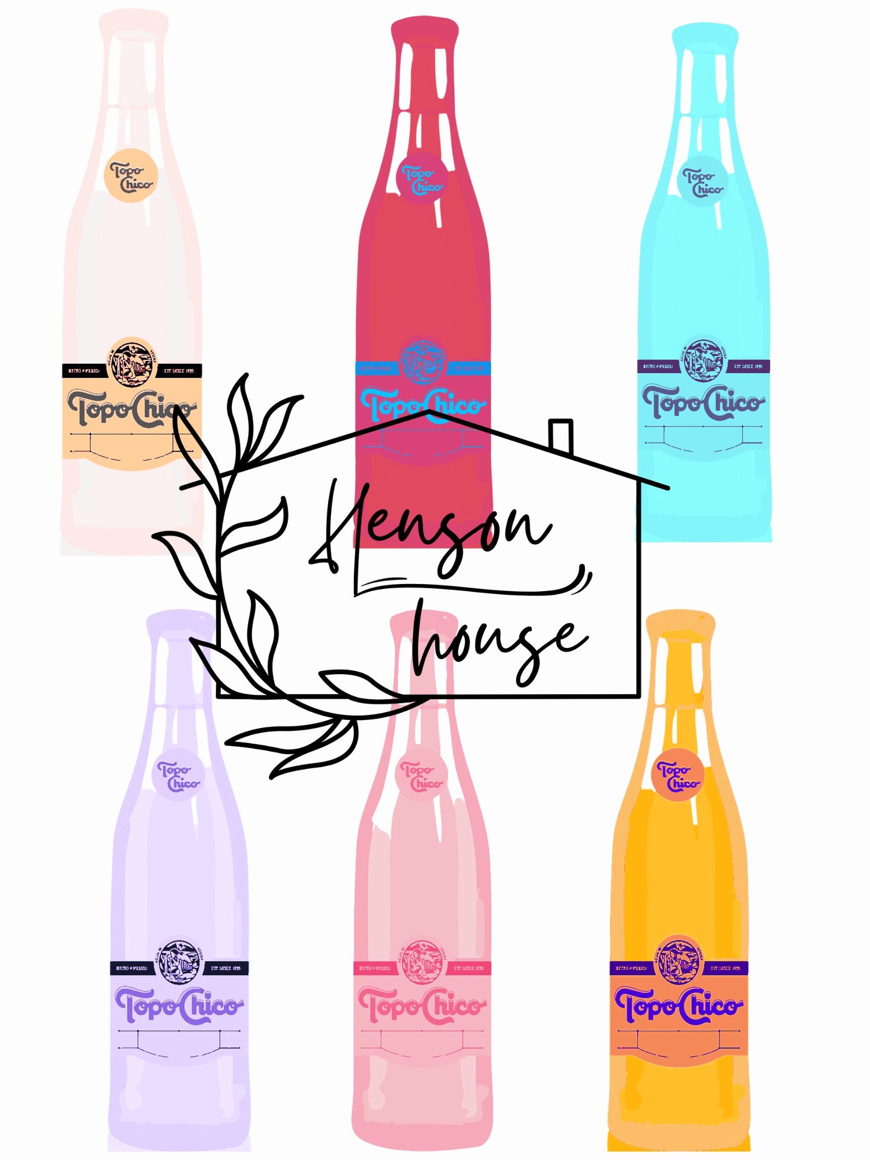 Topo Chico Individual Bottle Purchase SVG, PNG, JPEG Digital Download ...