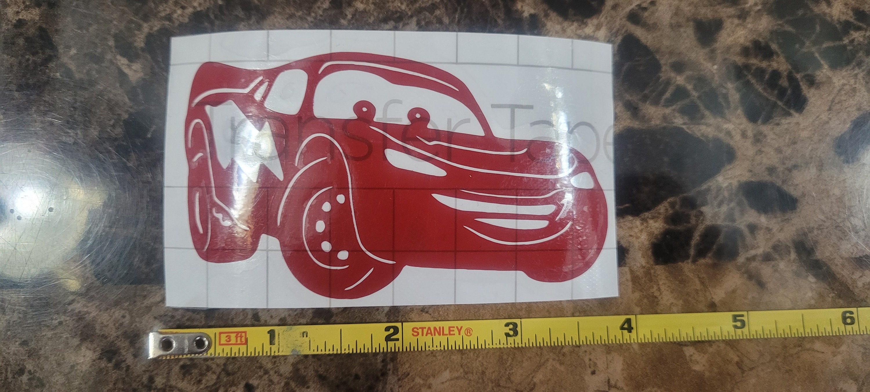 Lighting Mcqueen Decal Vinyl Sticker - Etsy