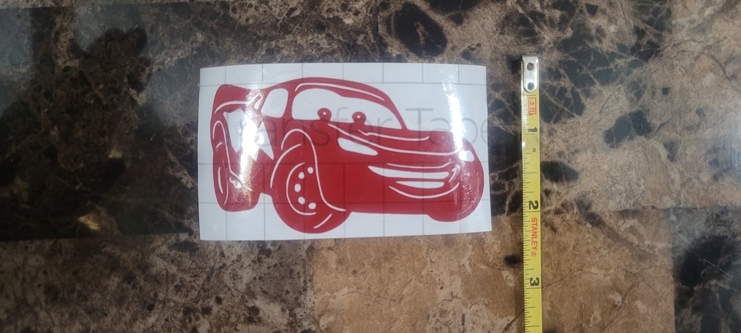 Lighting Mcqueen Decal Vinyl Sticker - Etsy