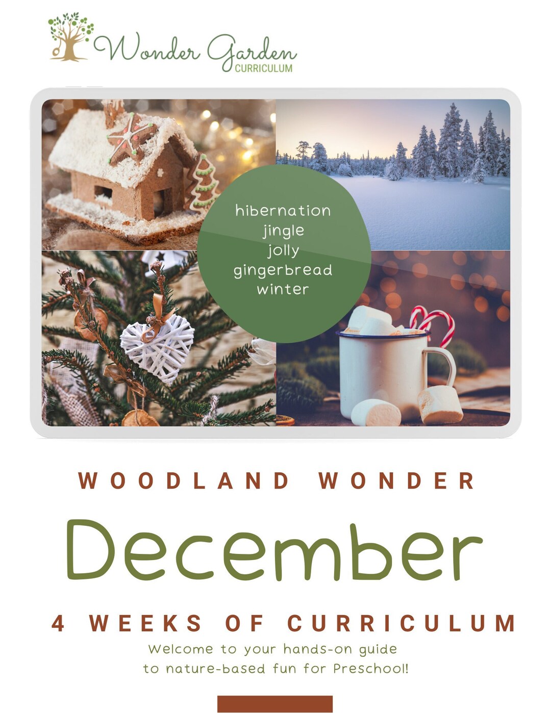 December Preschool Curriculum for Homeschoolers: Secular, Whole-child ...