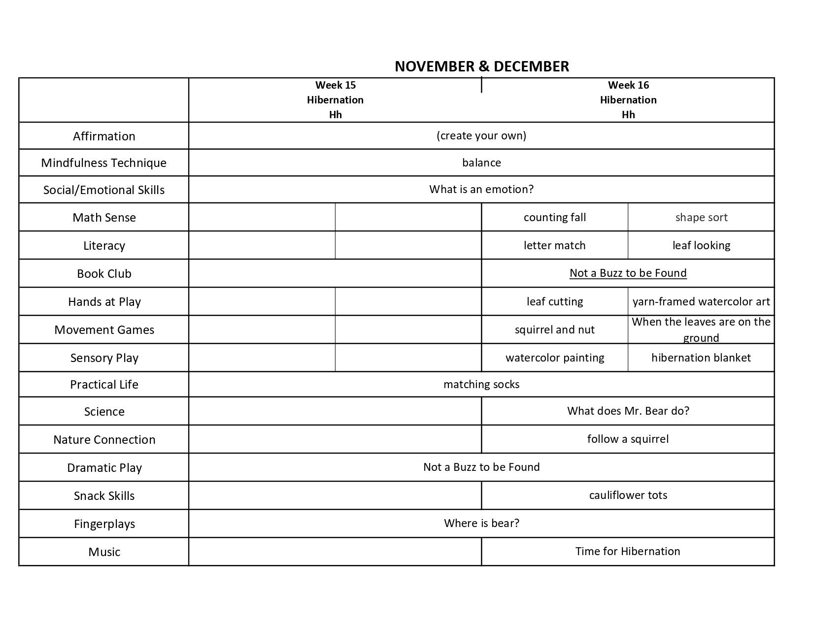 December Preschool Curriculum for Homeschoolers: Secular, Whole-child ...