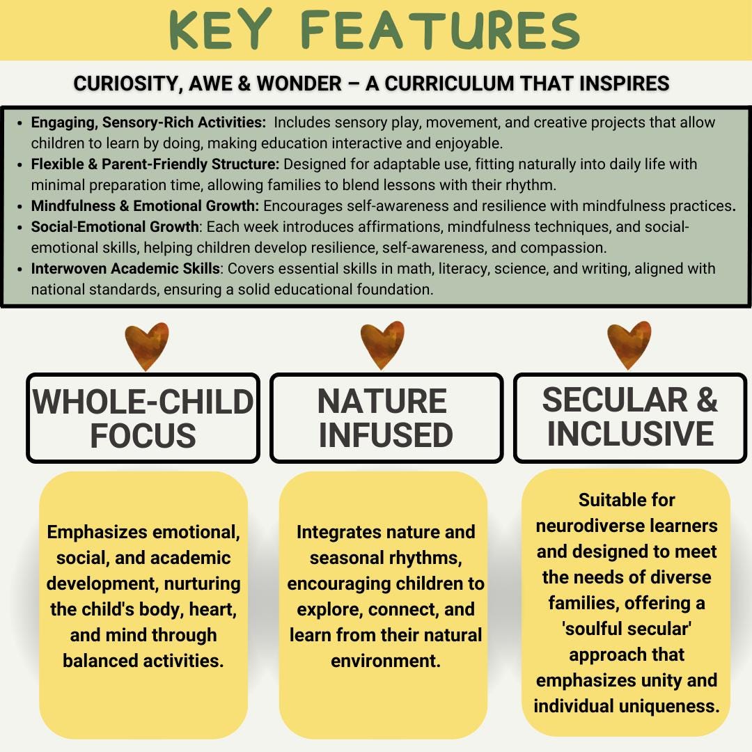2-WEEK SAMPLE Preschool Homeschool Curriculum: Secular, Whole-child ...