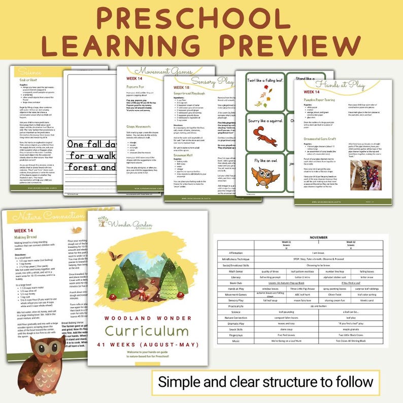 Preschool Homeschool Curriculum: Nature-based, Secular, Whole-child ...