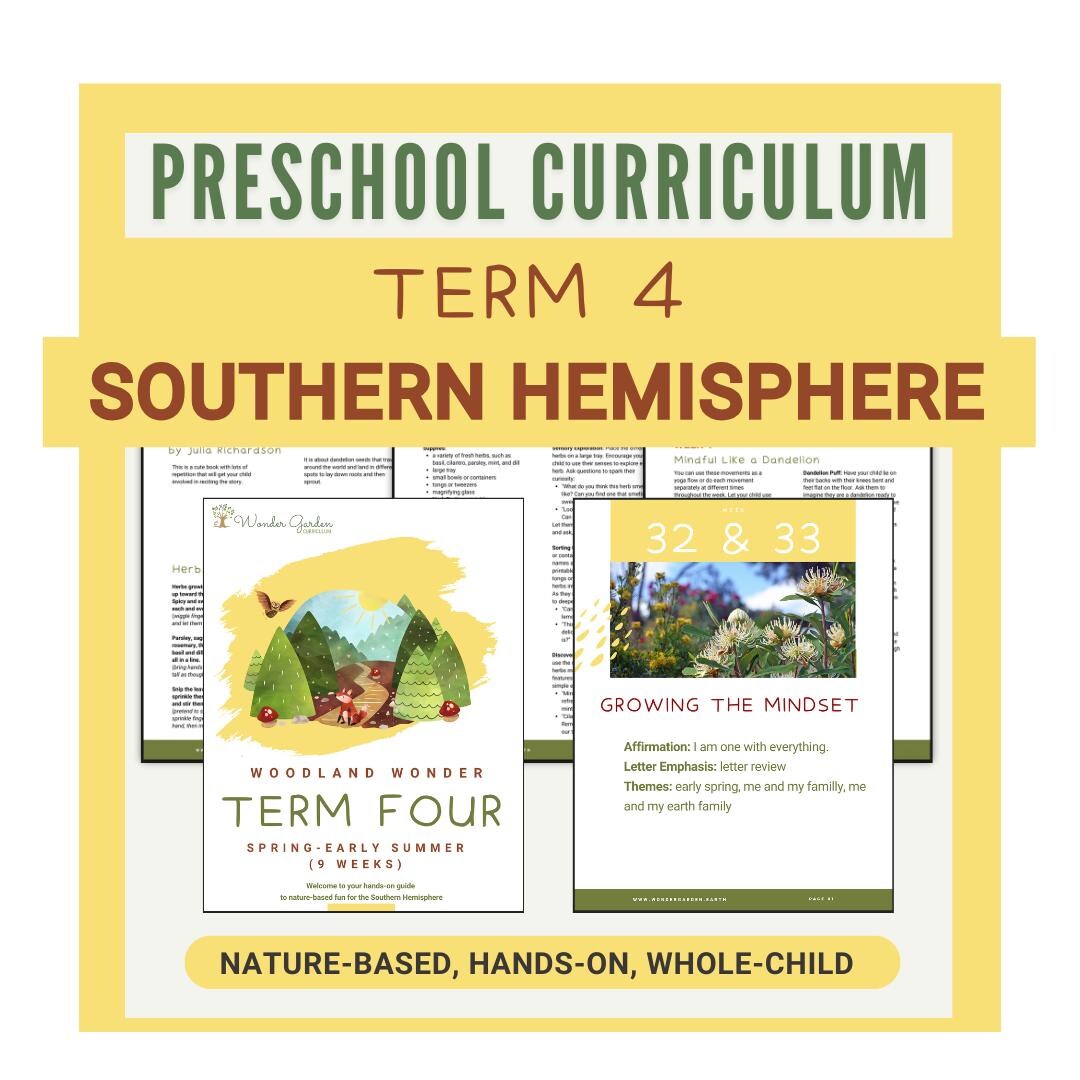 SOUTHERN HEMISPHERE - Nature-based Preschool Homeschool Curriculum ...