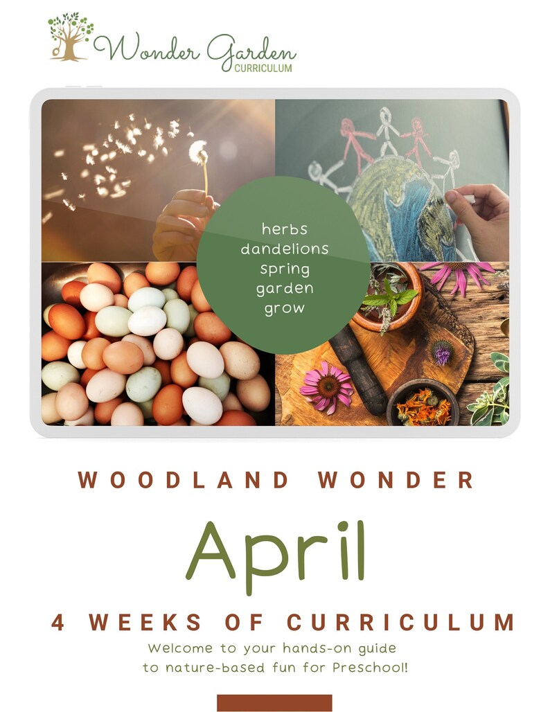 April Preschool Curriculum for Homeschoolers: Secular, Whole-child ...