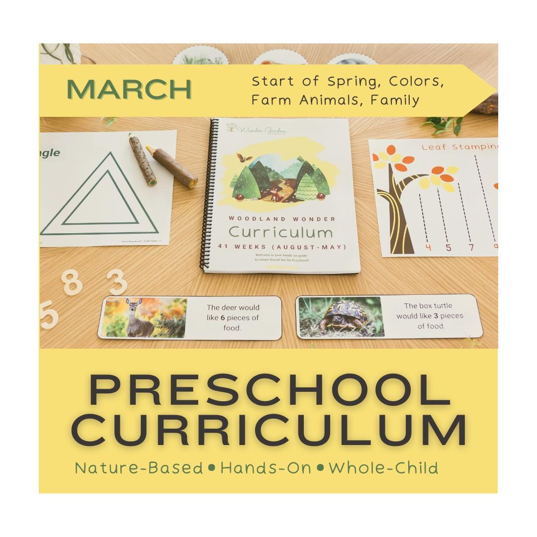March Preschool Curriculum for Homeschoolers: Secular, Whole-child ...