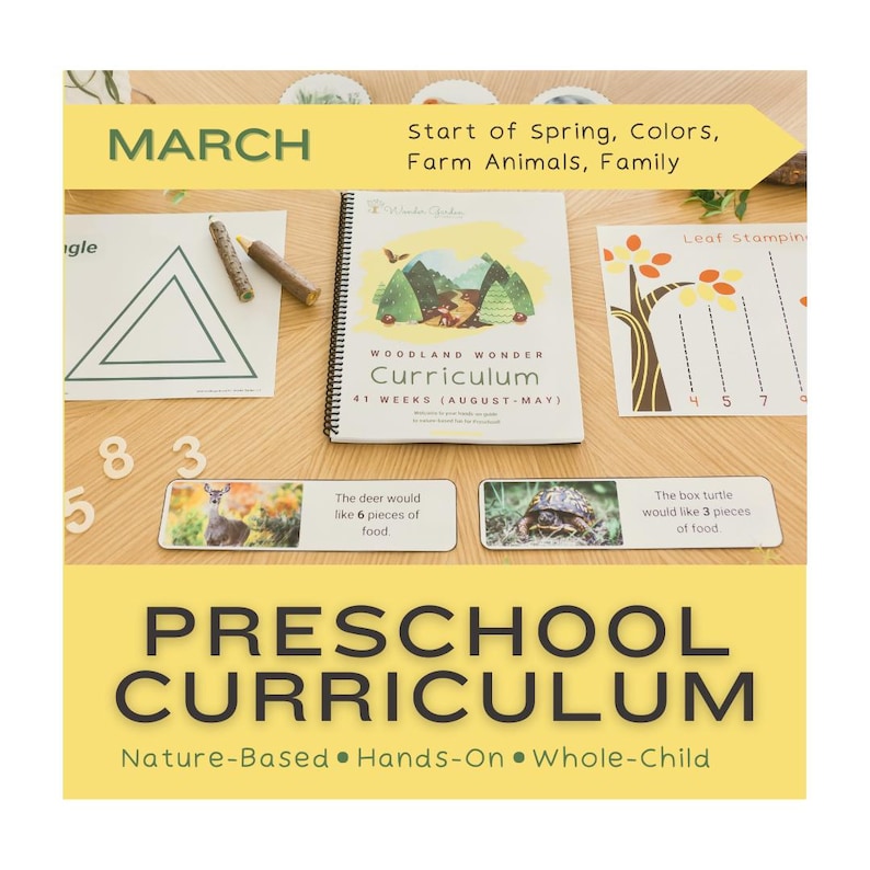 March Preschool Curriculum for Homeschoolers: Secular, Whole-child ...