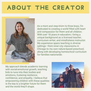 2-WEEK SAMPLE Preschool Homeschool Curriculum: Secular, Whole-child ...