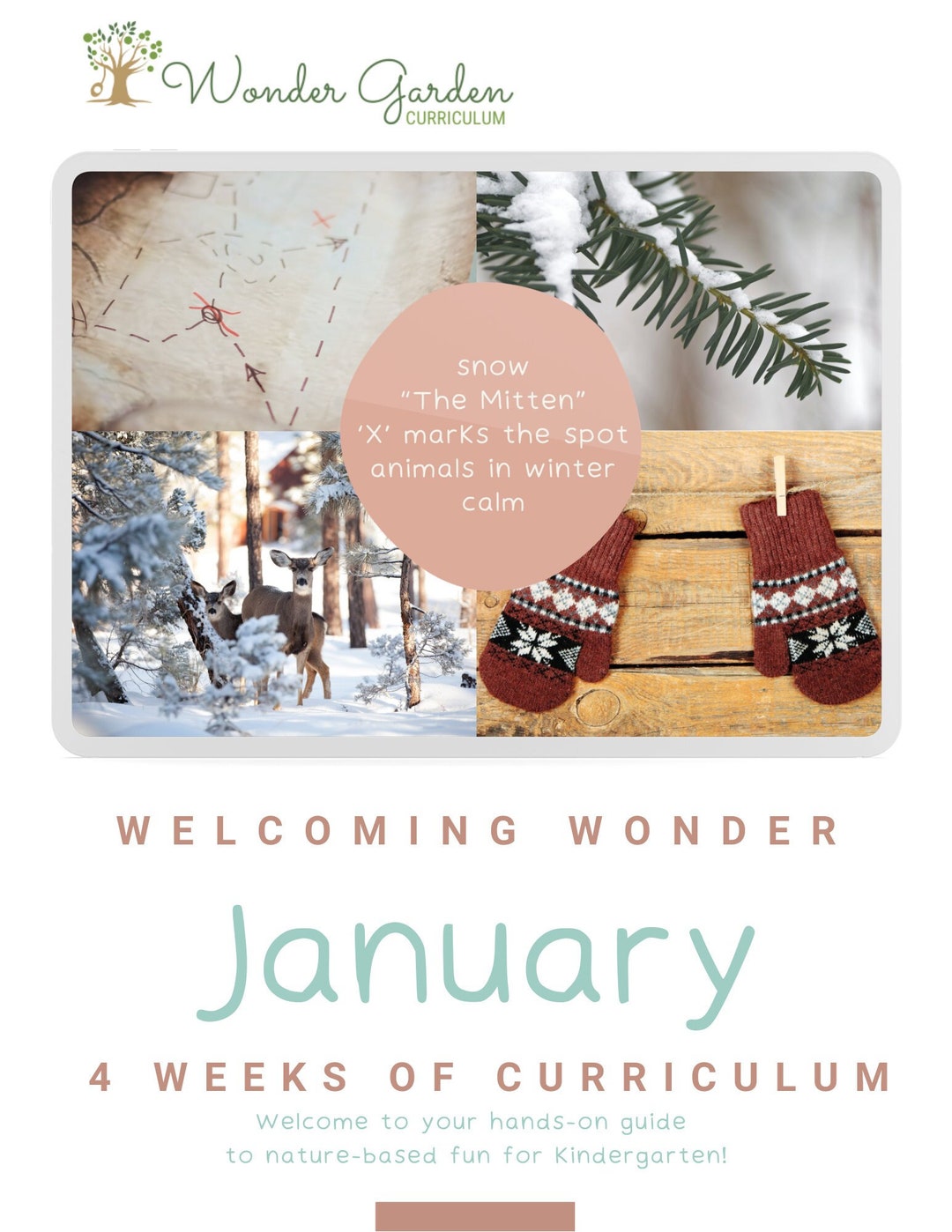 January Kindergarten Curriculum for Homeschoolers: Secular, Whole-child ...