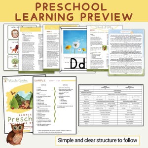 2-WEEK SAMPLE Preschool Homeschool Curriculum: Secular, Whole-child ...
