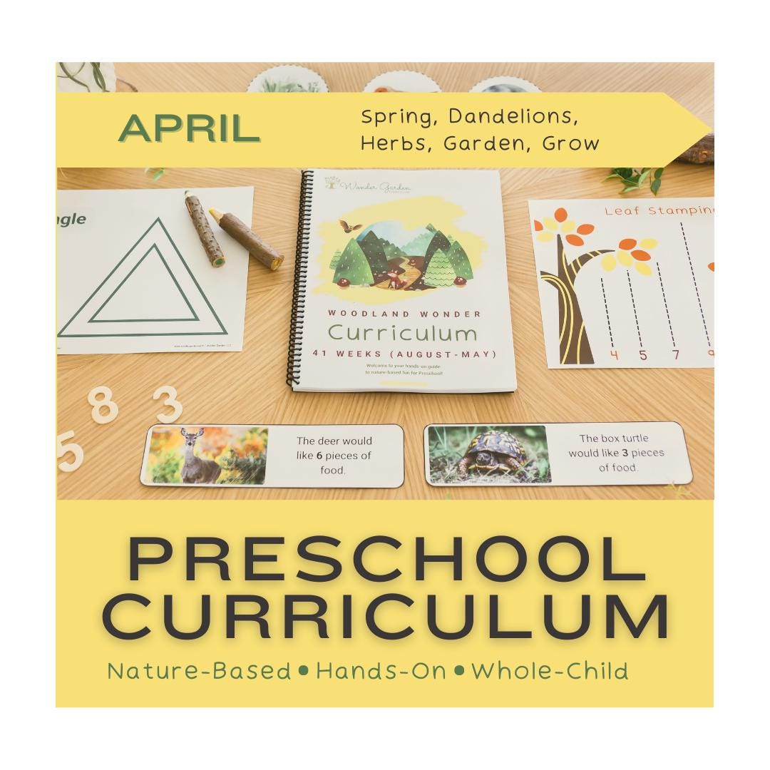 April Preschool Curriculum for Homeschoolers: Secular, Whole-child ...