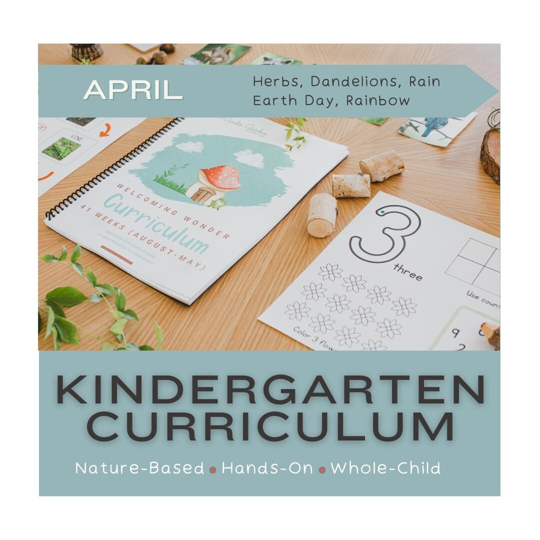 April Kindergarten Curriculum for Homeschoolers: Secular, Whole-child ...