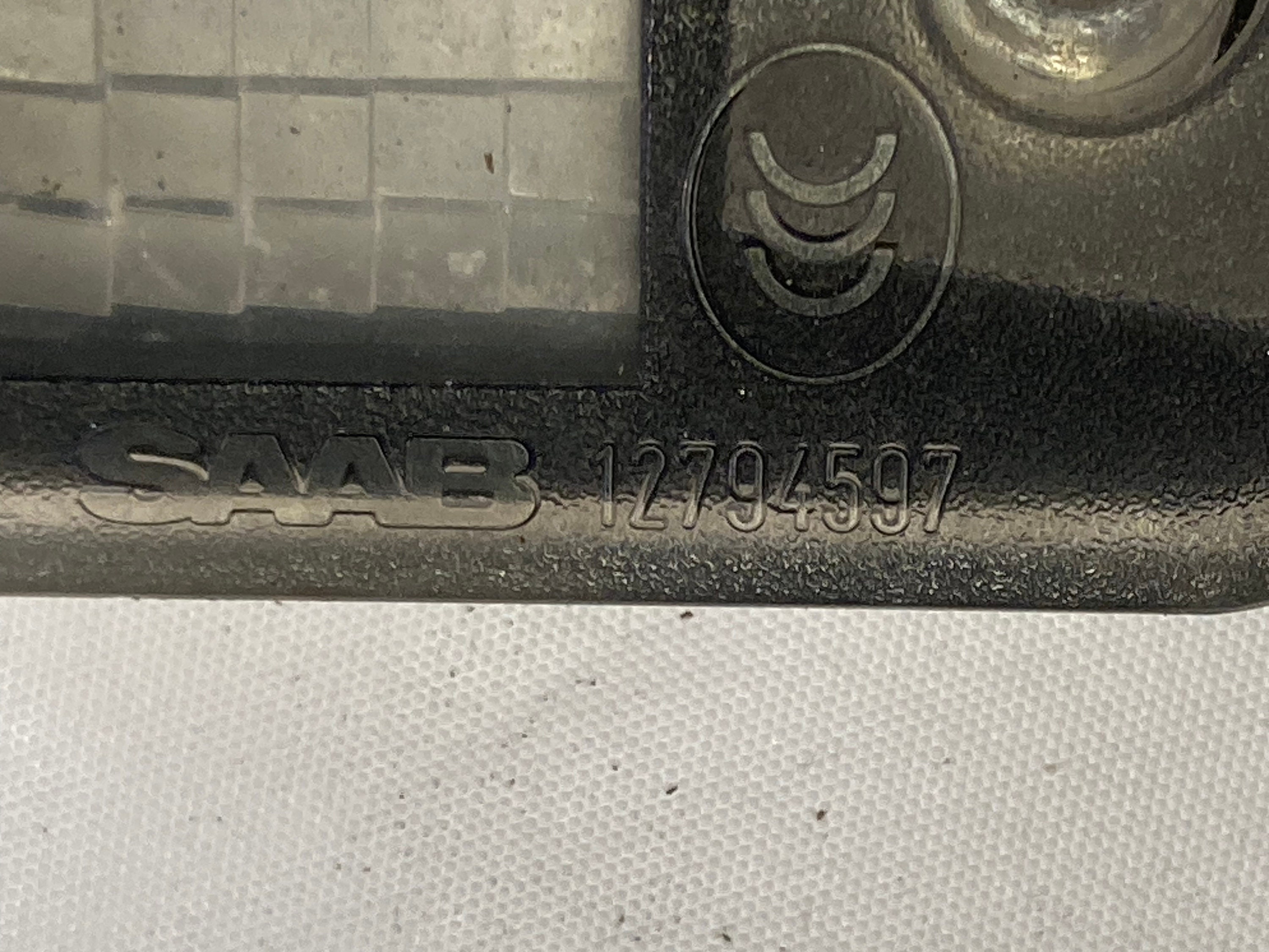 Saab Rear License Plate Lamp Lens - Etsy