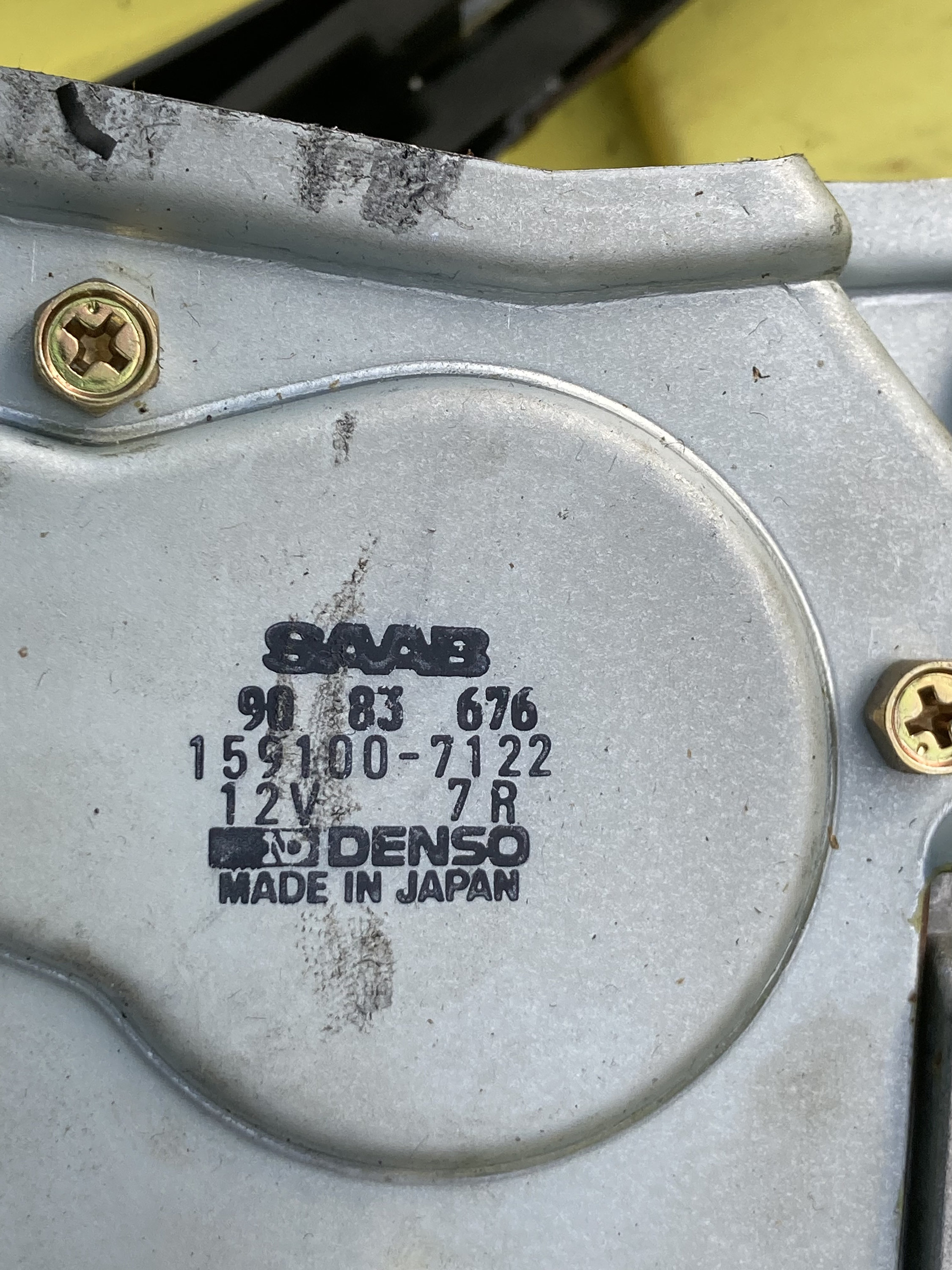 Saab 9000 Rear Window Wiper Motor 9083676 - Etsy