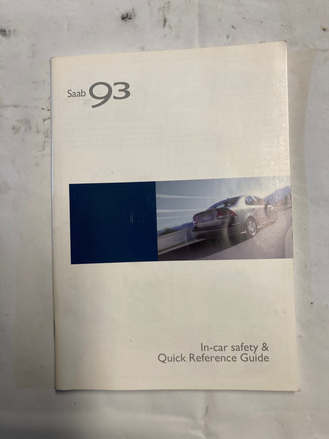 Saab 9 3 Quick Reference Guide - Etsy
