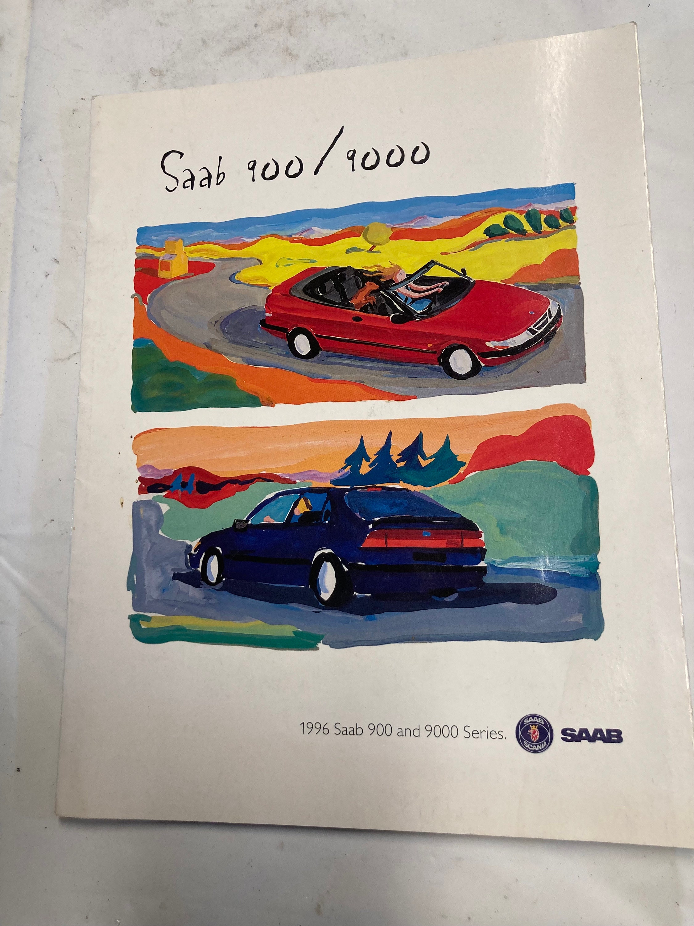 Saab 900 9000 Brochure - Etsy