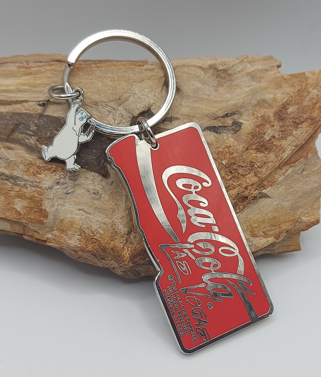 Vintage Personalised Coca-cola Las Vegas Keyring Connie - Etsy