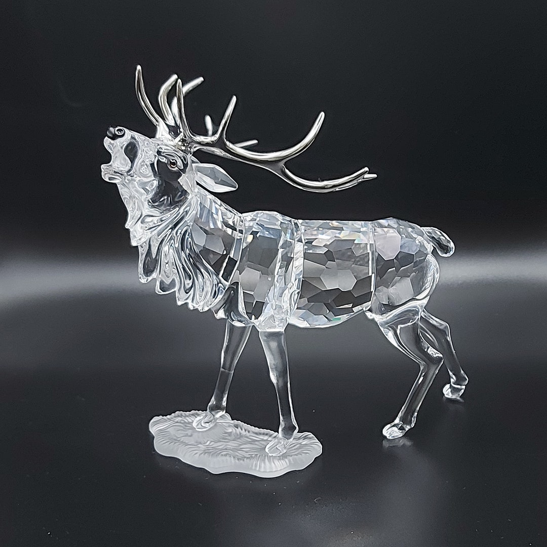 Stunning Swarovski Crystal Stag, Retired Figurine, Swarovski ...