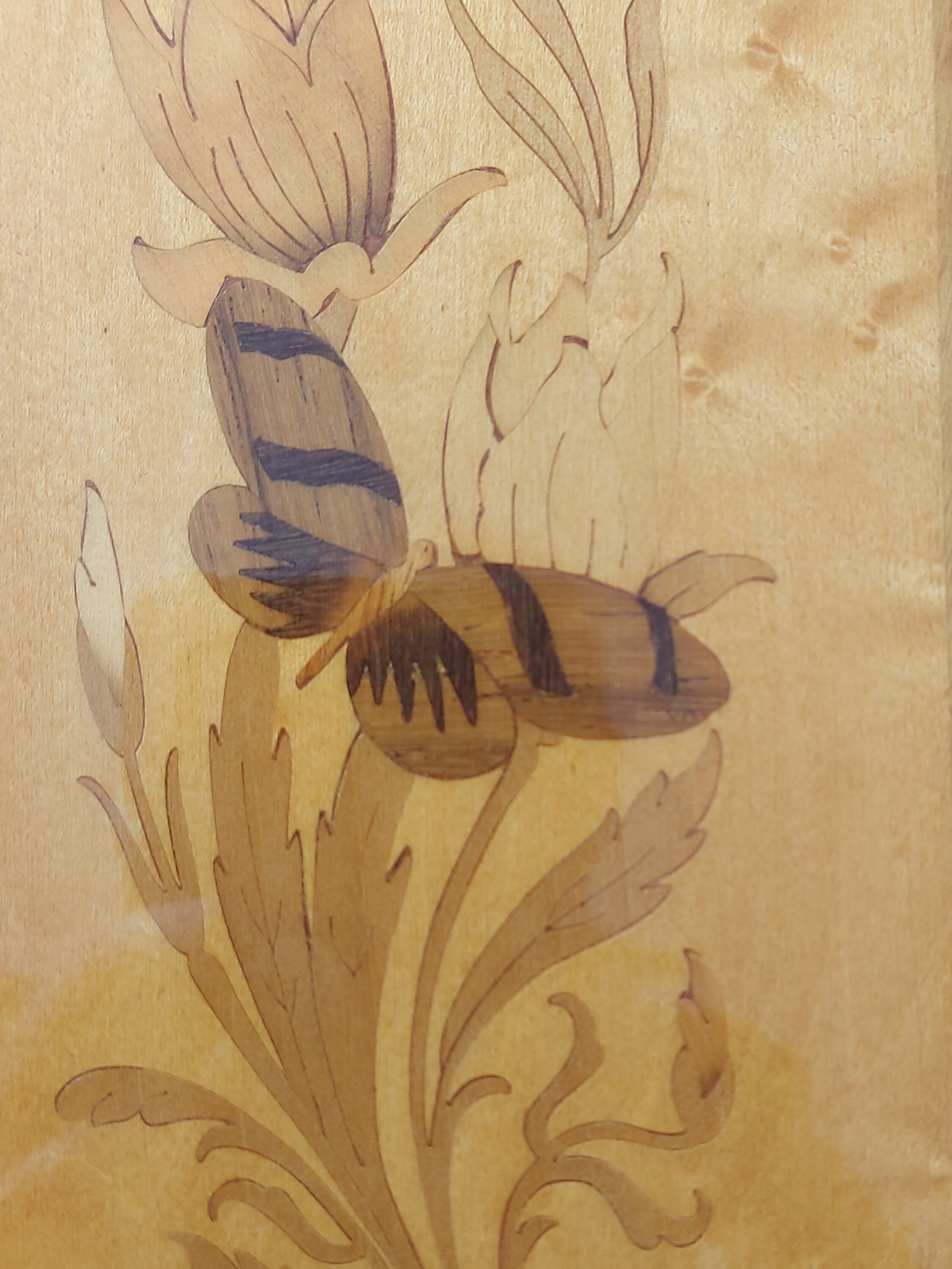 Vintage Sorrento Italian Marquetry Butterfly Picture /wall Art - Etsy