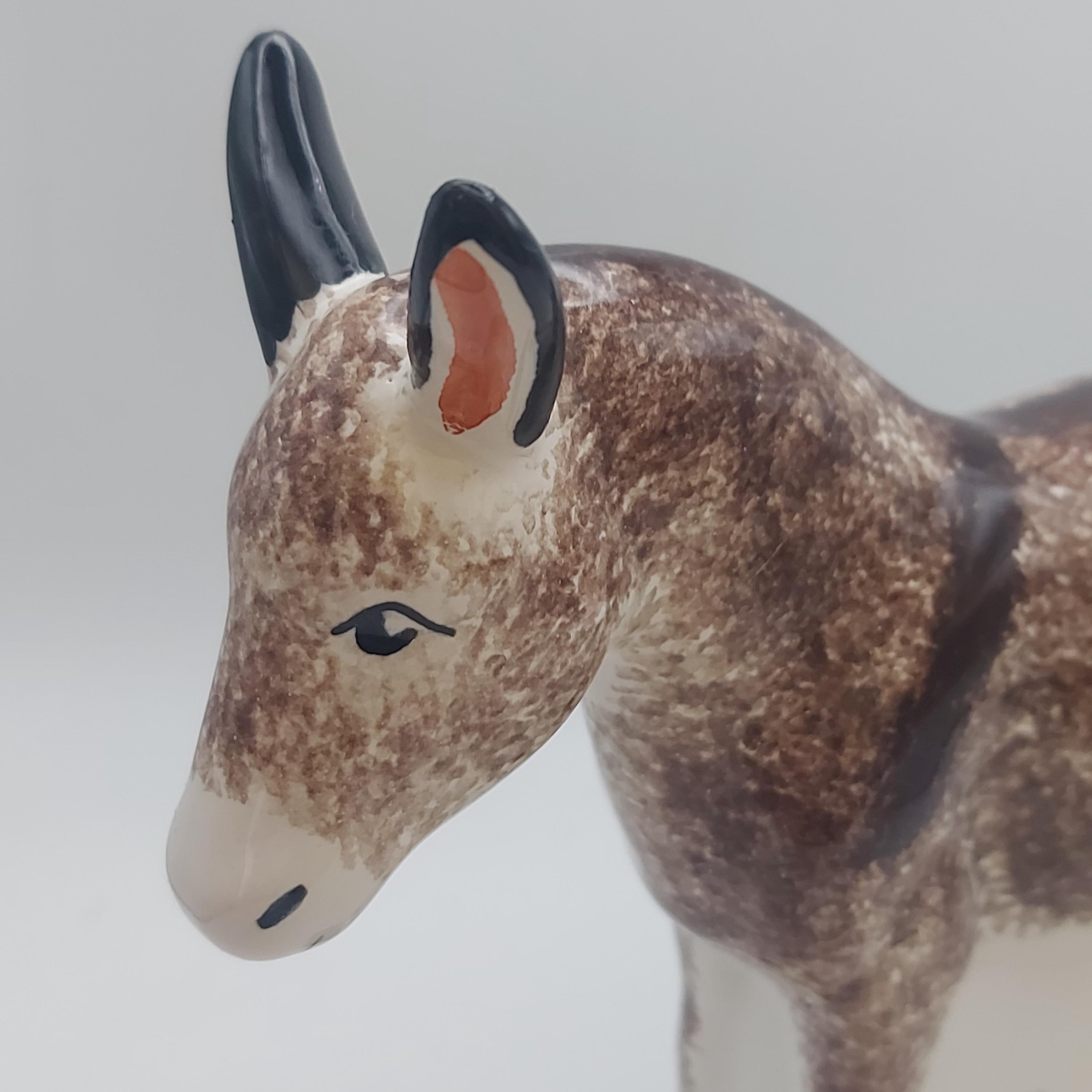 Rare Rye Pottery Donkey Figurine: Hand-painted Collectible - Etsy