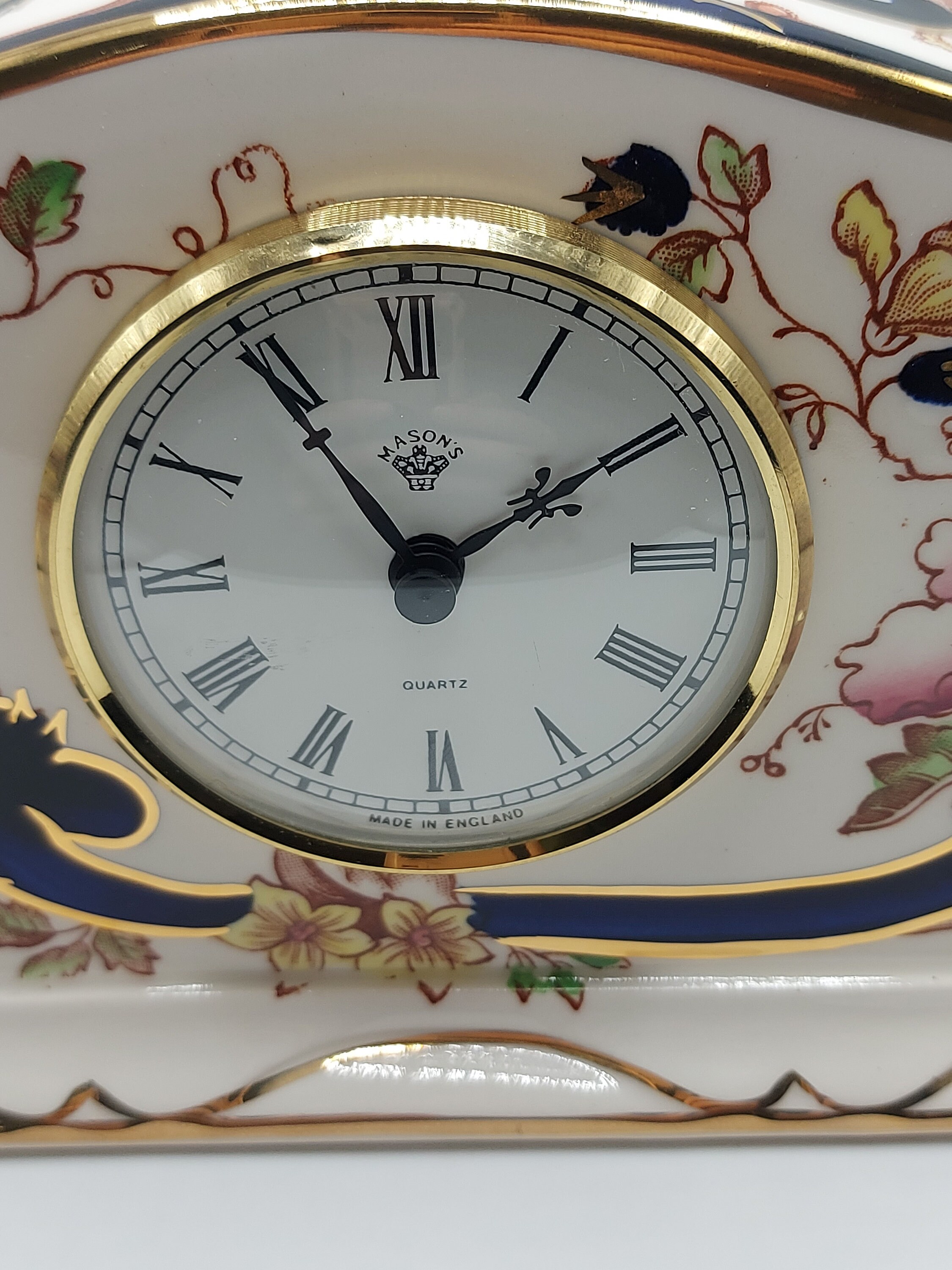 Masons Mandalay Mantle Clock English Ironstone Hand Painted - Etsy