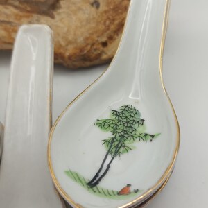 12 Antique Porcelain Chinese Soup Spoons Early 20th Century, Home ...