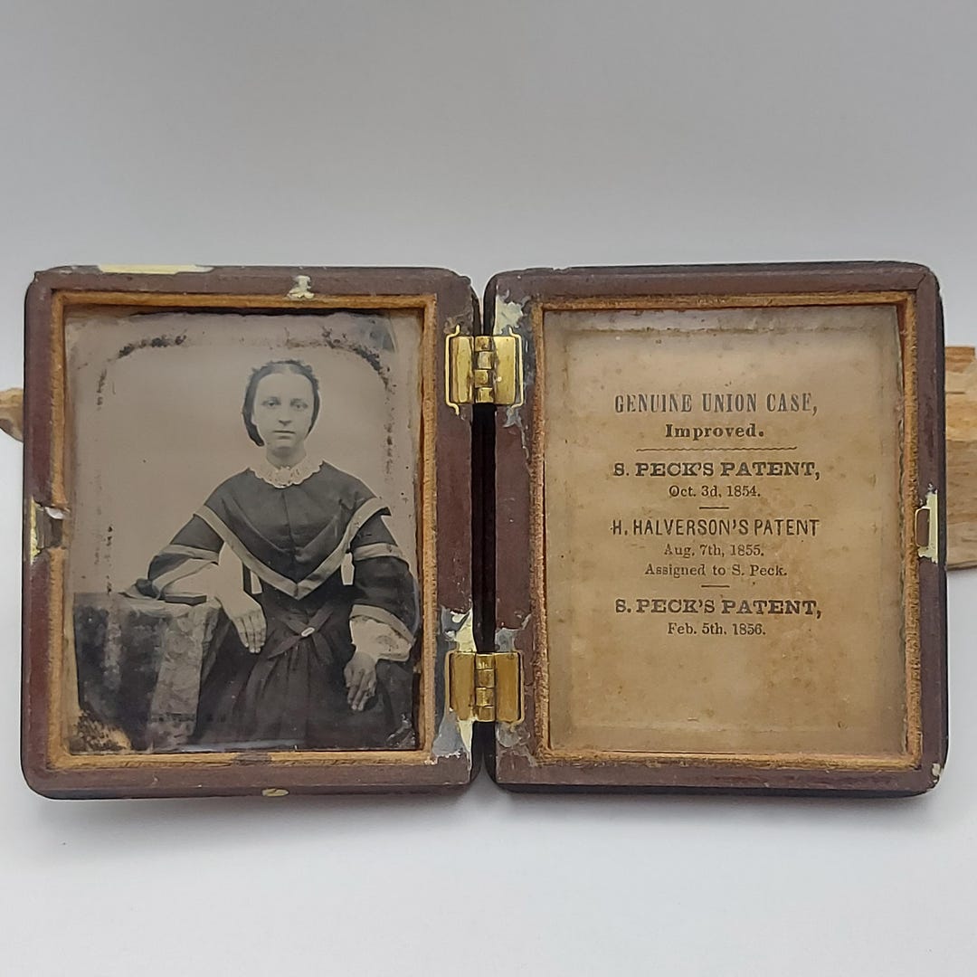 Antique Ambrotype Union Case, S. Peck & Co, Civil War Era Photograph - Etsy