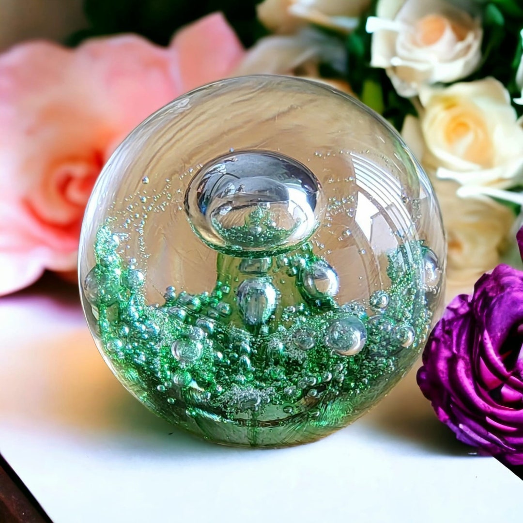 Vintage Selkirk Glass Paperweight Scotland 2002 Home Decor, Vintage ...