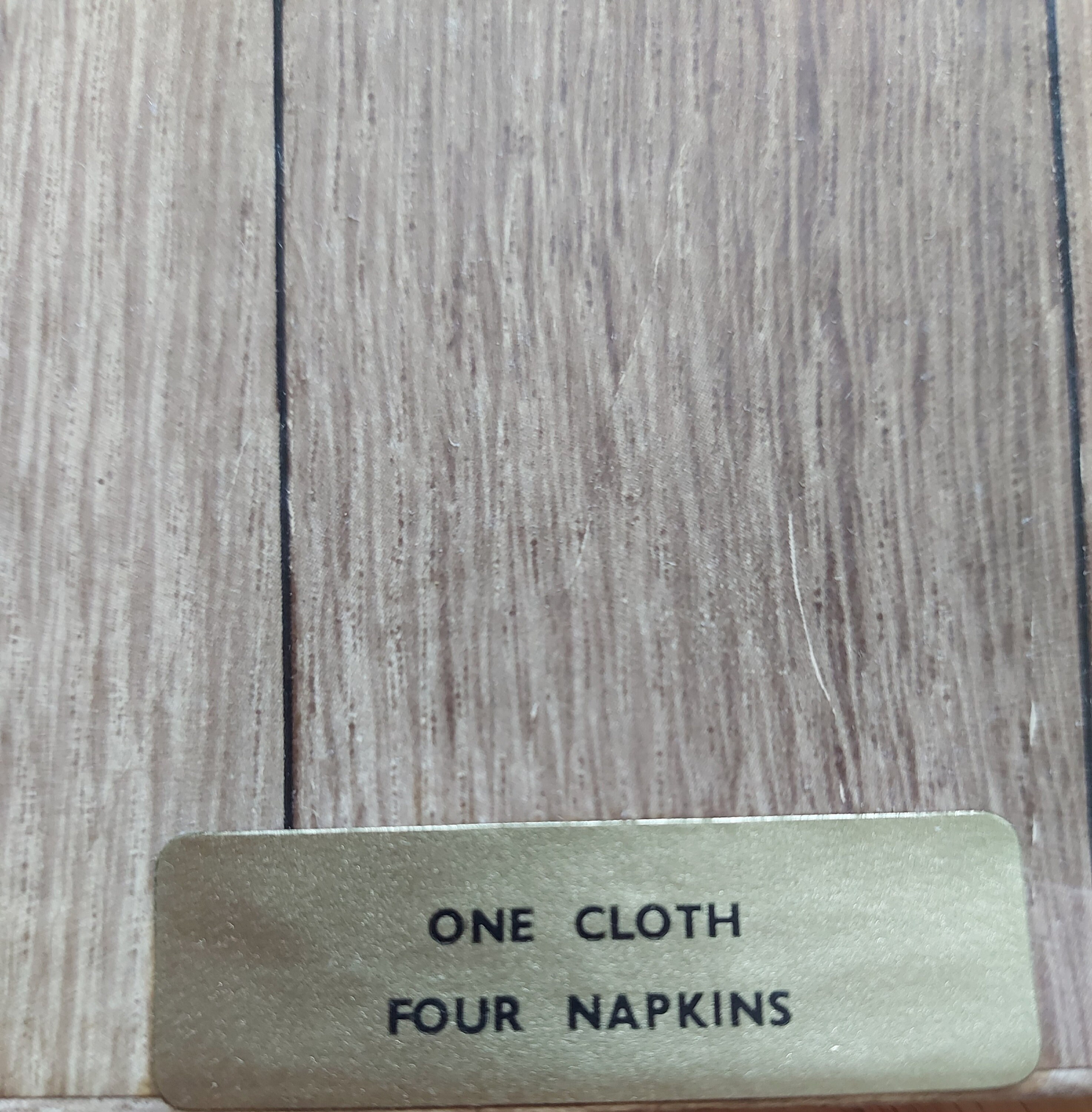 Vintage ETAMINE IRISH LINEN Table Cloth and 4 Napkins 1960s New in Box ...