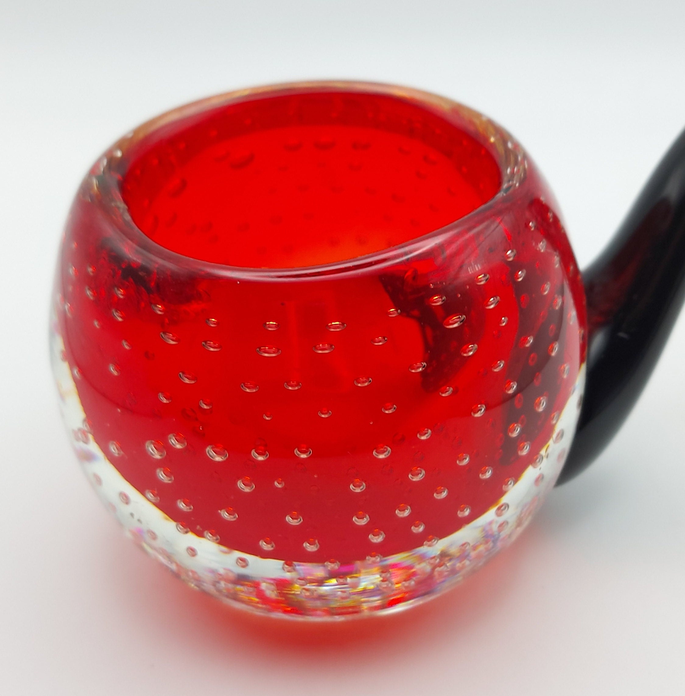 Vintage Murano Controlled Bubble Glass Pipe Ashtray Italian - Etsy