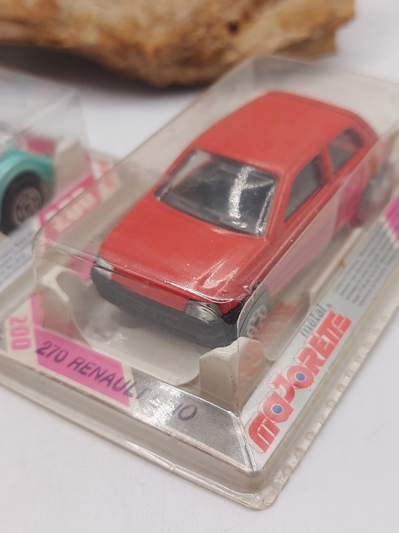 Vintage Majorette Diecast Cars, Renault Clio & Morgan Roadster, France ...