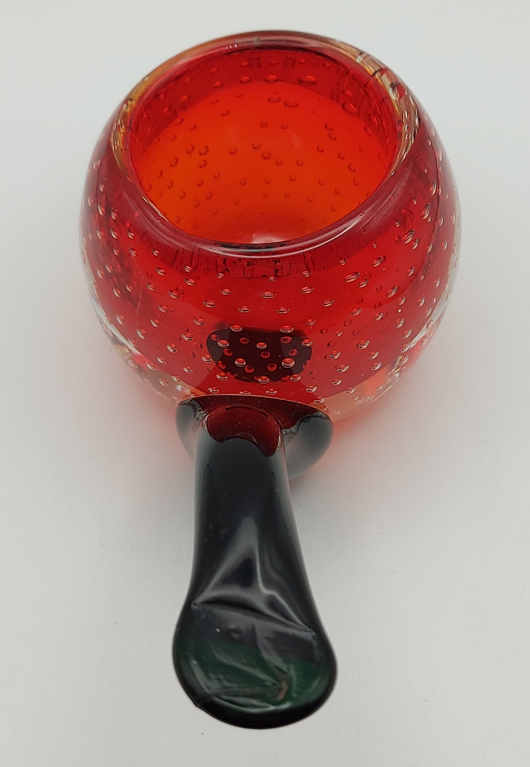 Vintage Murano Controlled Bubble Glass Pipe Ashtray Italian - Etsy