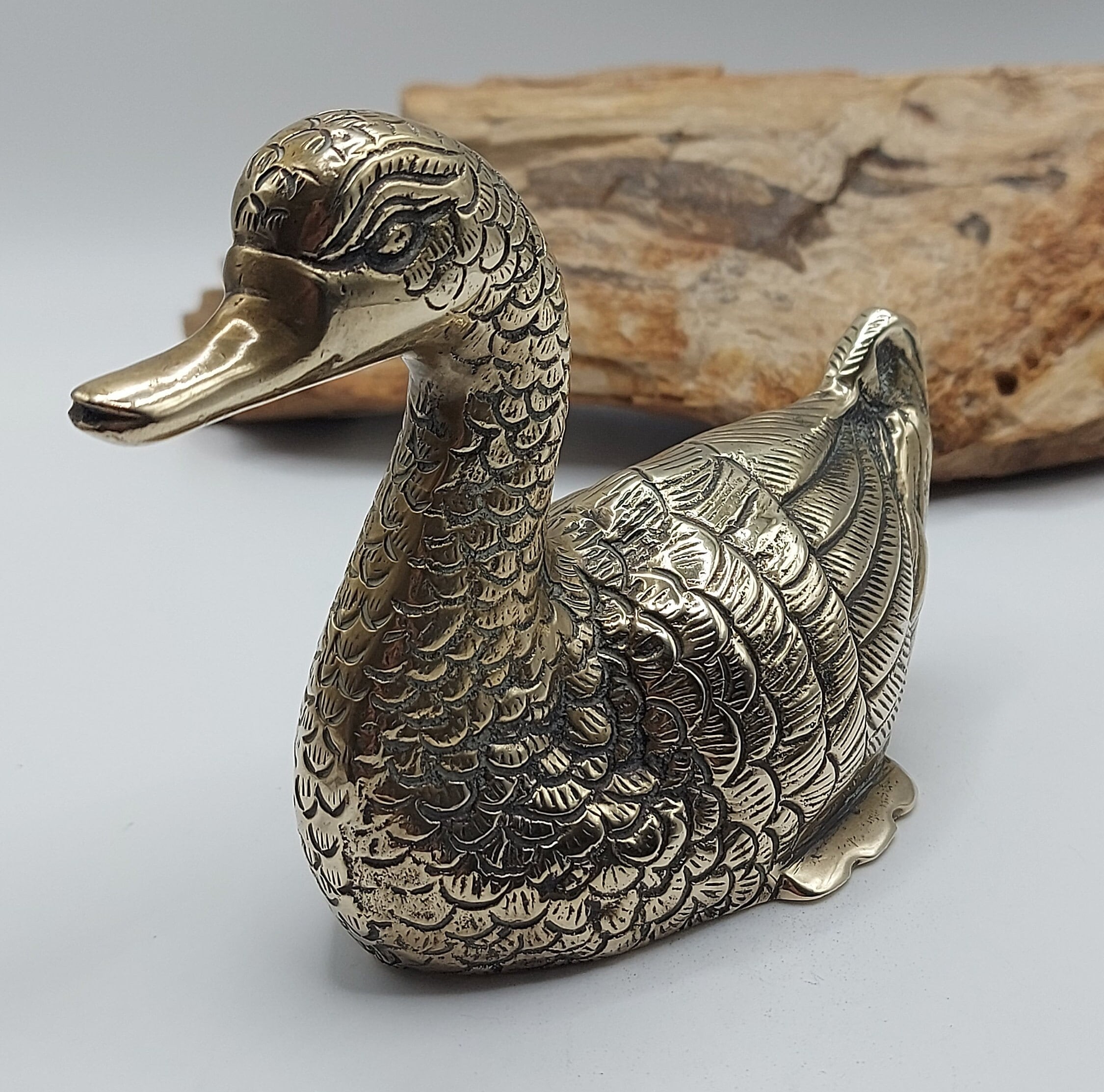 Vintage Brass Duck Brass 70s Brass Figurine Brass Ornament - Etsy
