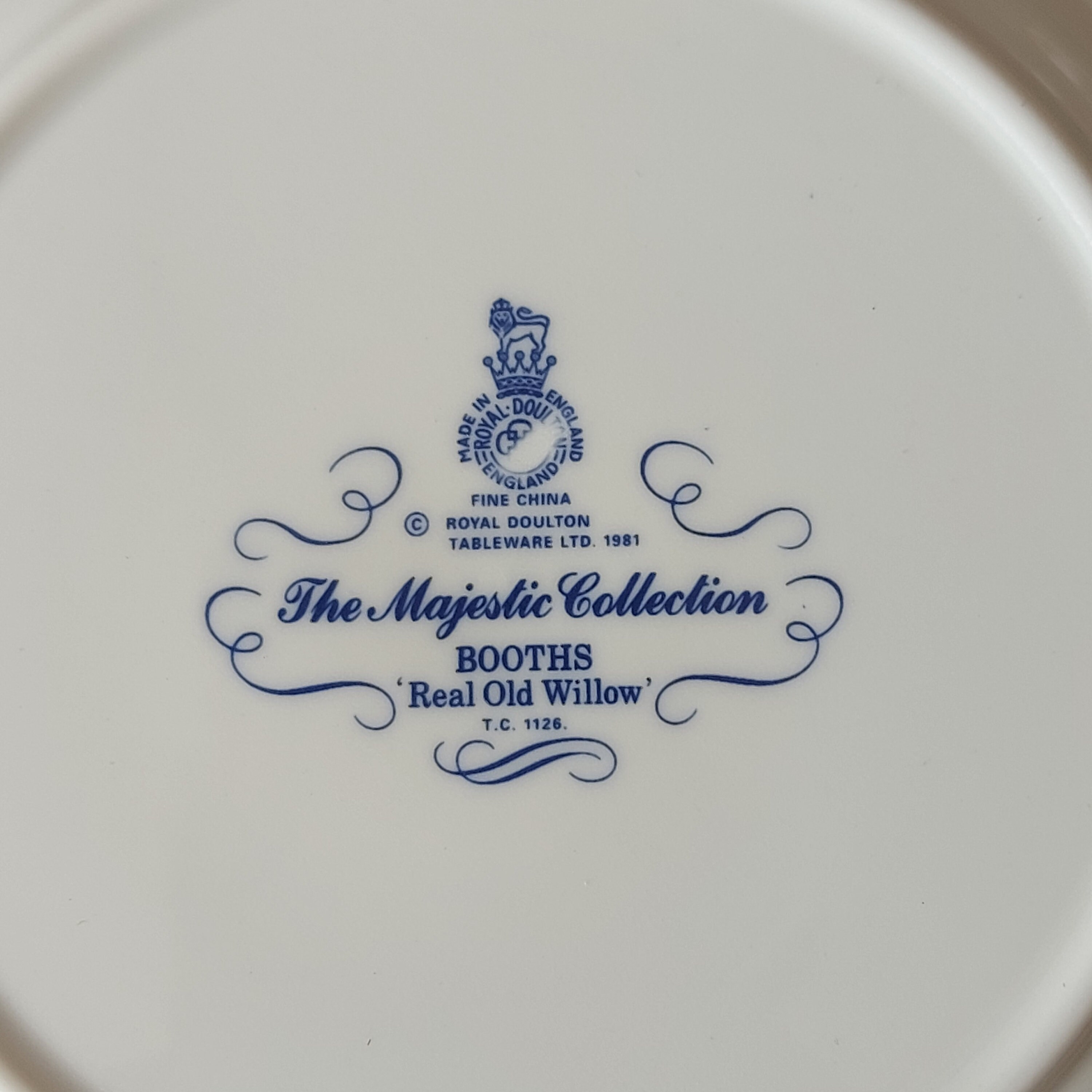 Vintage Royal Doulton Blue Willow Bread Plate – Real Old Willow, 7" - Etsy