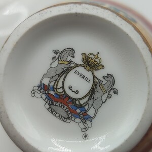 Raymond Everill Evesham Fruit Cup and Saucer, Hand-painted Bone China ...