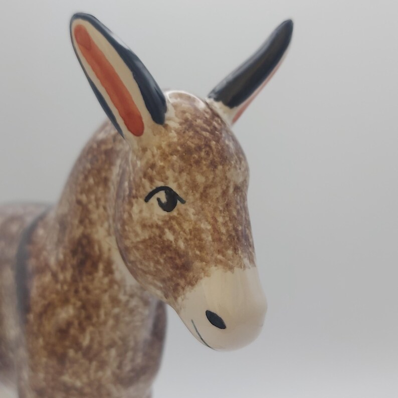 Rare Rye Pottery Donkey Figurine: Hand-painted Collectible - Etsy