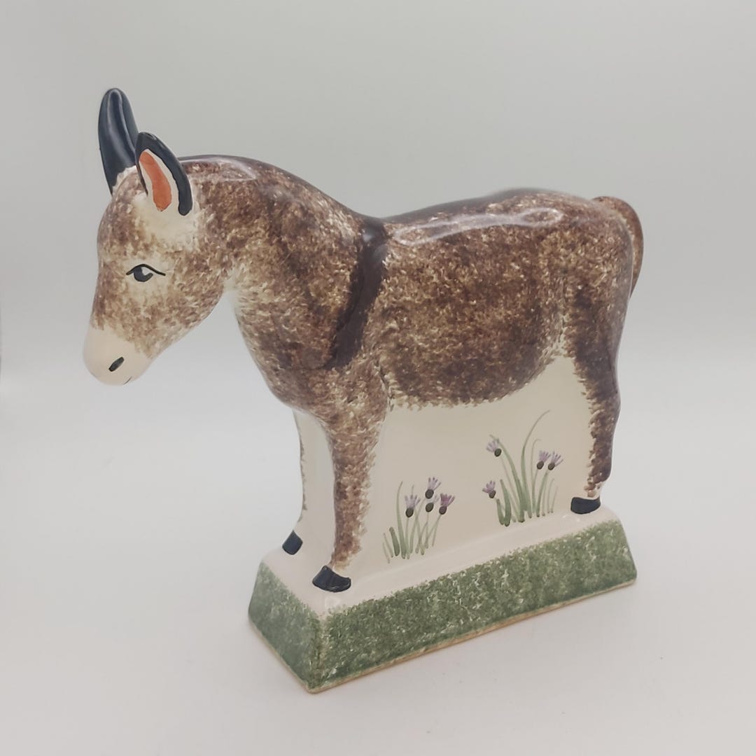 RARE RYE DONKEY, Rye Pottery Donkey, Pottery Figurine, Hand Painted ...