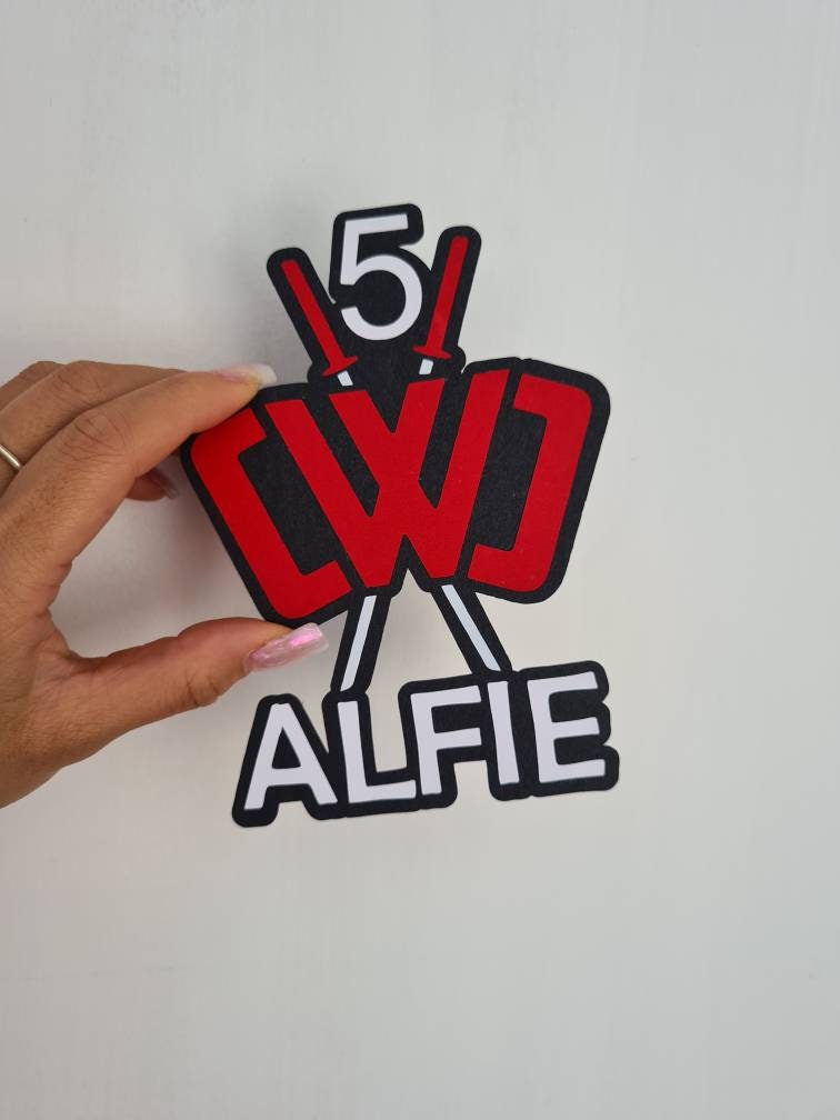 Spy Ninjas Cake Topper Chad Wild Clay Cwc Ninja Birthday Personalised ...