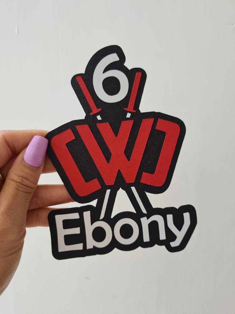 Spy Ninjas Cake Topper Chad Wild Clay Cwc Ninja Birthday Personalised ...