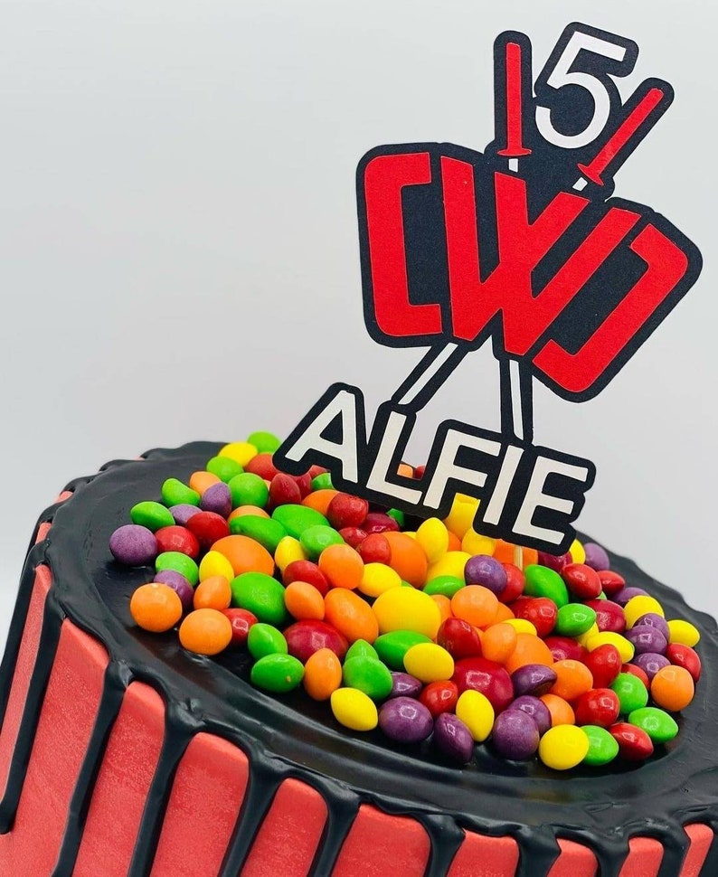 Spy Ninjas Cake Topper Chad Wild Clay Cwc Ninja Birthday Personalised ...