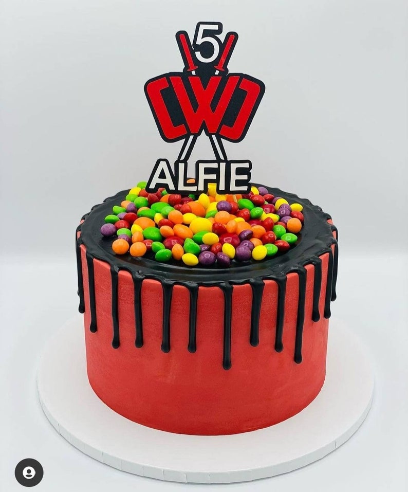 Spy Ninjas Cake Topper Chad Wild Clay Cwc Ninja Birthday Personalised ...