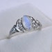 Moon Ring Moonstone Ring Moon Ring Faceted Moonstone Ring - Etsy